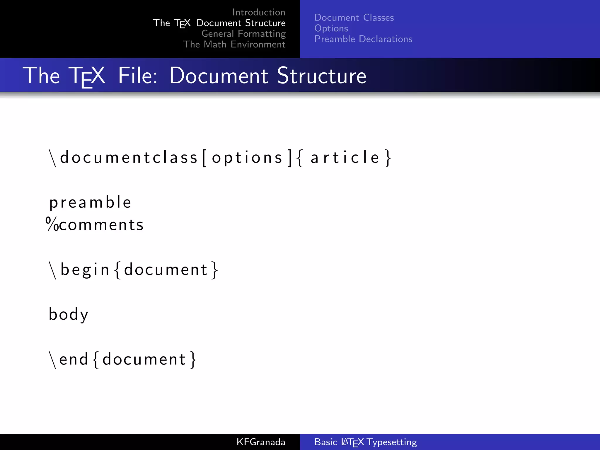 Basic Latex Typesetting - Session 1 | PDF