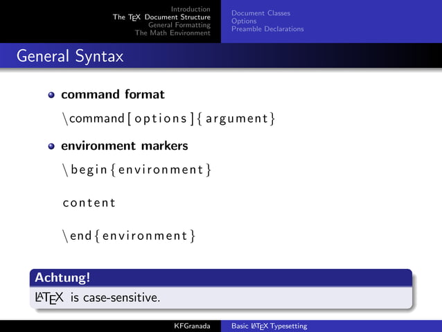 Basic Latex Typesetting - Session 1 | PDF