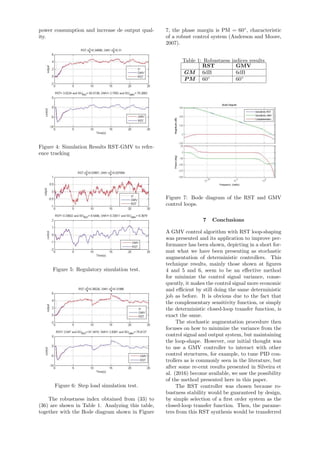 Stochastic augmentation by generalized minimum variance control with ...