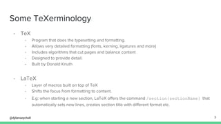 LaTeX Survival Guide | PDF