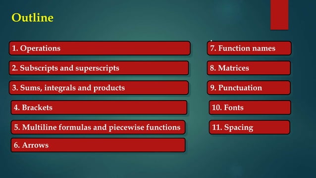 Introduction to Latex symbols and commands | PPTX