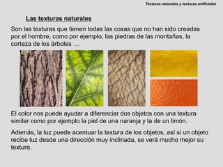 La textura | PPTX
