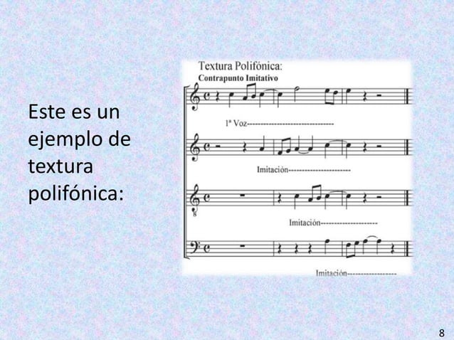 La textura musical | PPTX