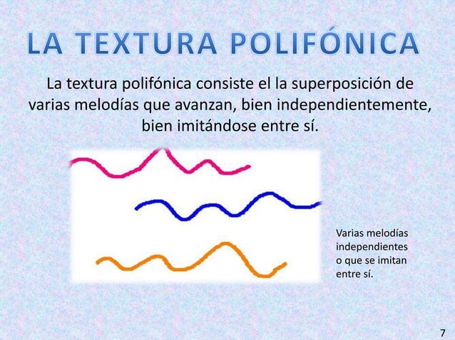 La textura musical | PPTX