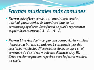 La textura y la forma musical | PPTX