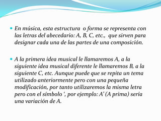 La textura y la forma musical | PPTX