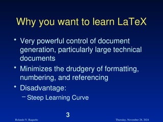 Quick LaTex tutorial for beginners powerpoint | PPT