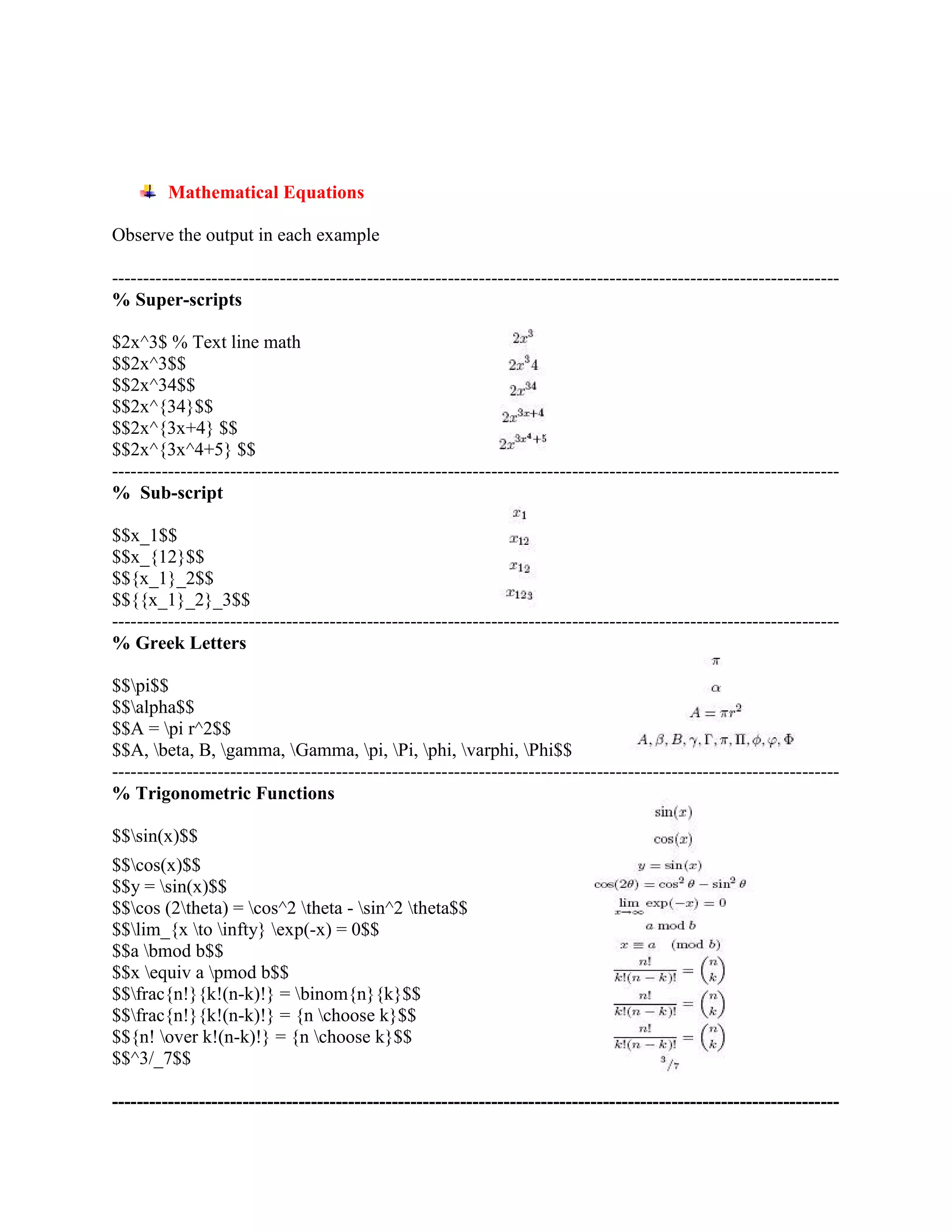 Latex Tutorial by Dr. M. C. Hanumantharaju | PDF