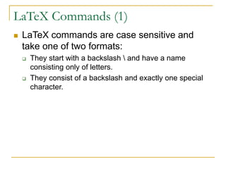 LaTeX_tutorial_Syed_Jan09.ppt | Desktop Publishing | Computer Software ...