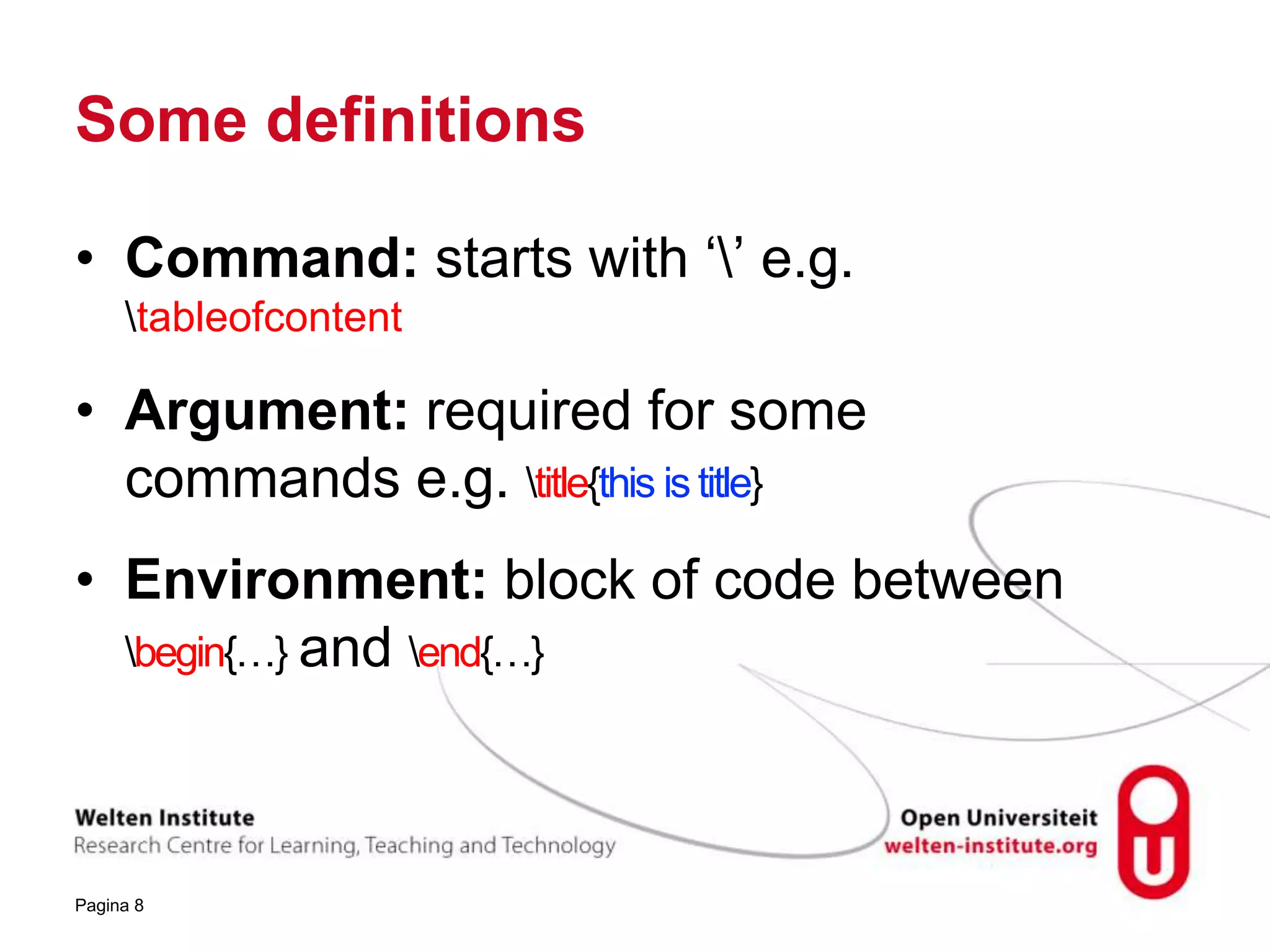 Academic writing in LaTeX | PPT