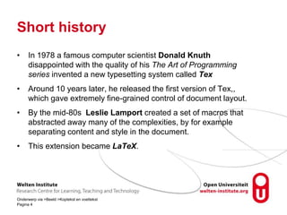 Academic writing in LaTeX | PPT