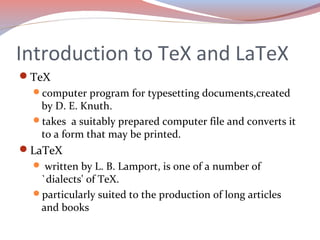 Latex workshop installing Latex editor in windows | PPT