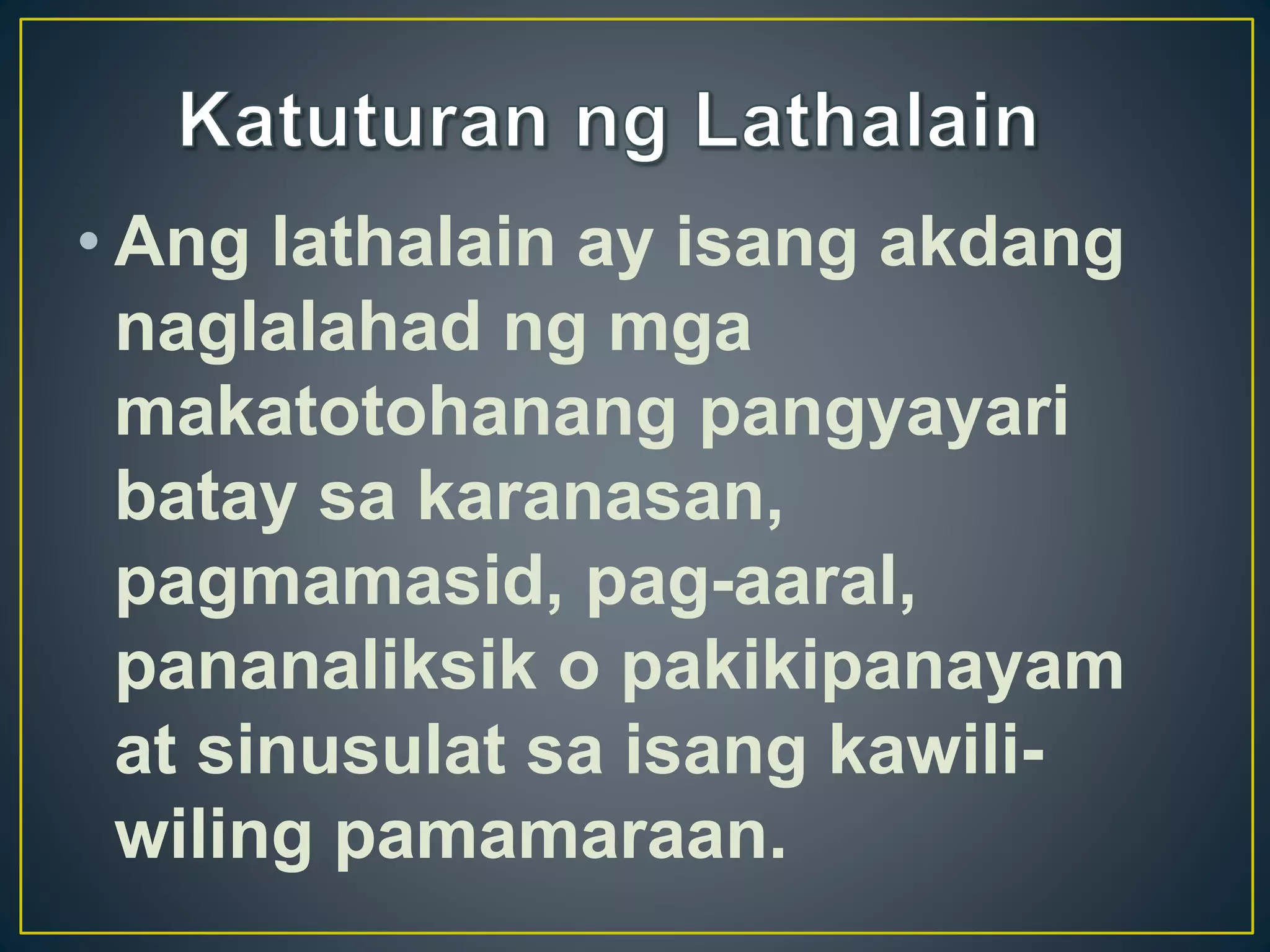 Lathalain | PPSX
