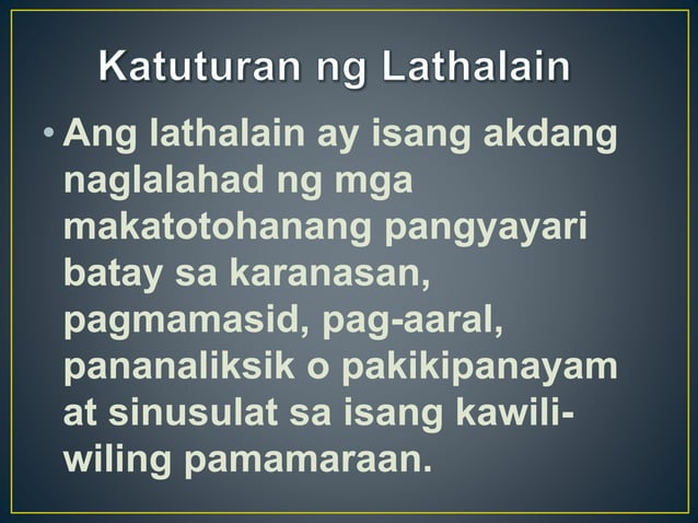 Lathalain | PPSX