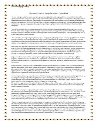 Mga Lathalain sa Paglalakbay | DOCX