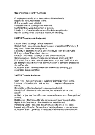 Lathams Music Portfolio | PDF