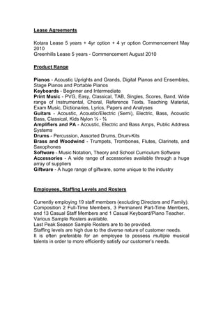 Lathams Music Portfolio | PDF