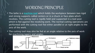 PPT on Lathe machine | PPTX