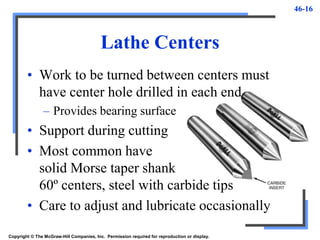 Lathe machine parts construction and opperations | PPT