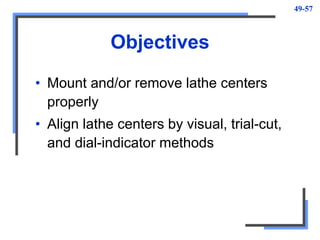 Lathe machine parts construction and opperations | PPT