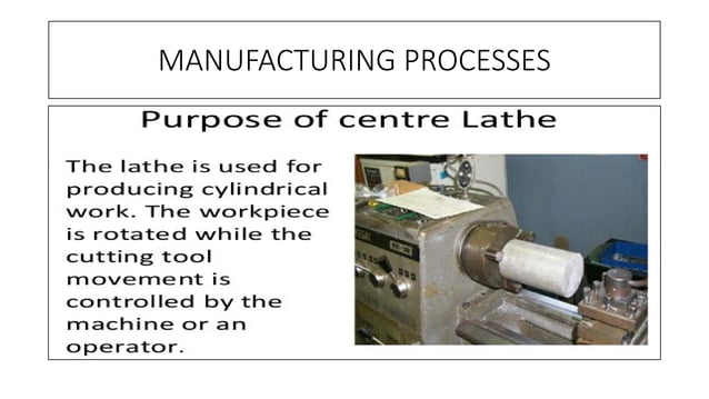 Basic Mechanical Engineering (Metal cutting Processes) | PPT