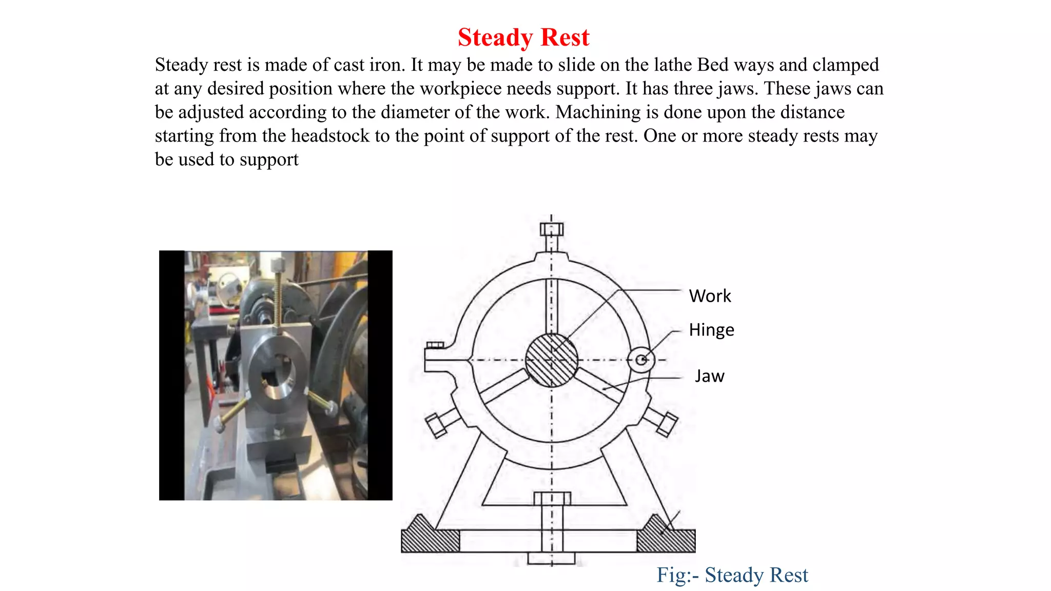 Lathe parts | PPTX
