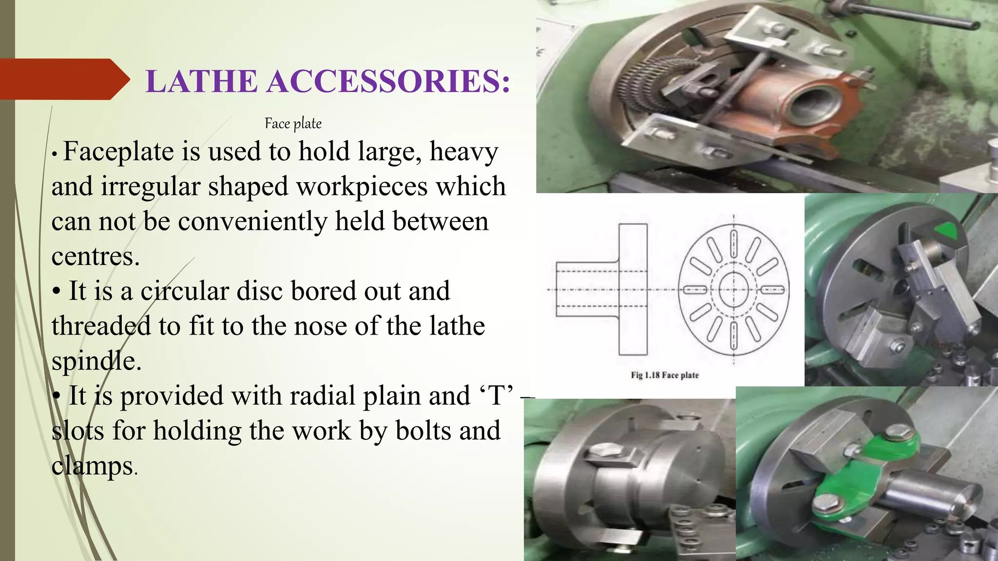 LATHE ACCESSORIES PPT BY POLAYYA CHINTADA | PPTX