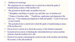 Measurements and Metrology lathe alignment.pptx