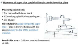 Measurements and Metrology lathe alignment.pptx