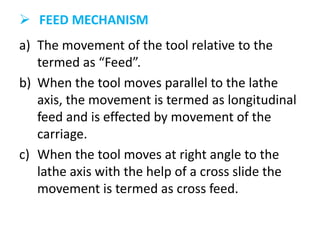 Lathe machine | PPTX