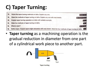 Lathe machine | PPTX