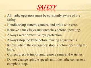 Lathe machine | PPTX