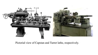 Lathe machine and its components and working | PPTX
