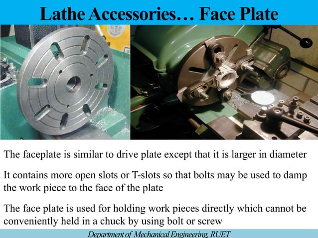 A Presentation On Lathe Machine Working Pptx