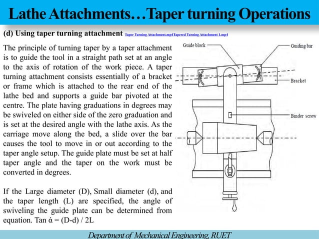 A presentation on Lathe Machine working .pptx