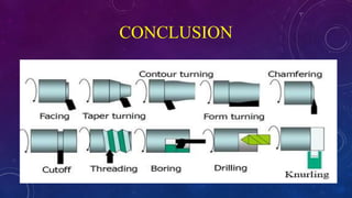 Lathe machine operations | PPTX