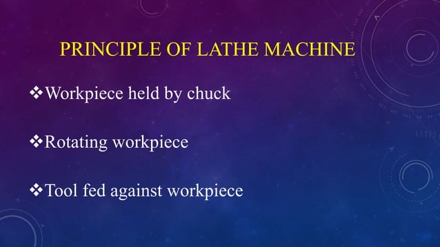 Lathe machine operations | PPTX | Woodworking | Arts and Crafts