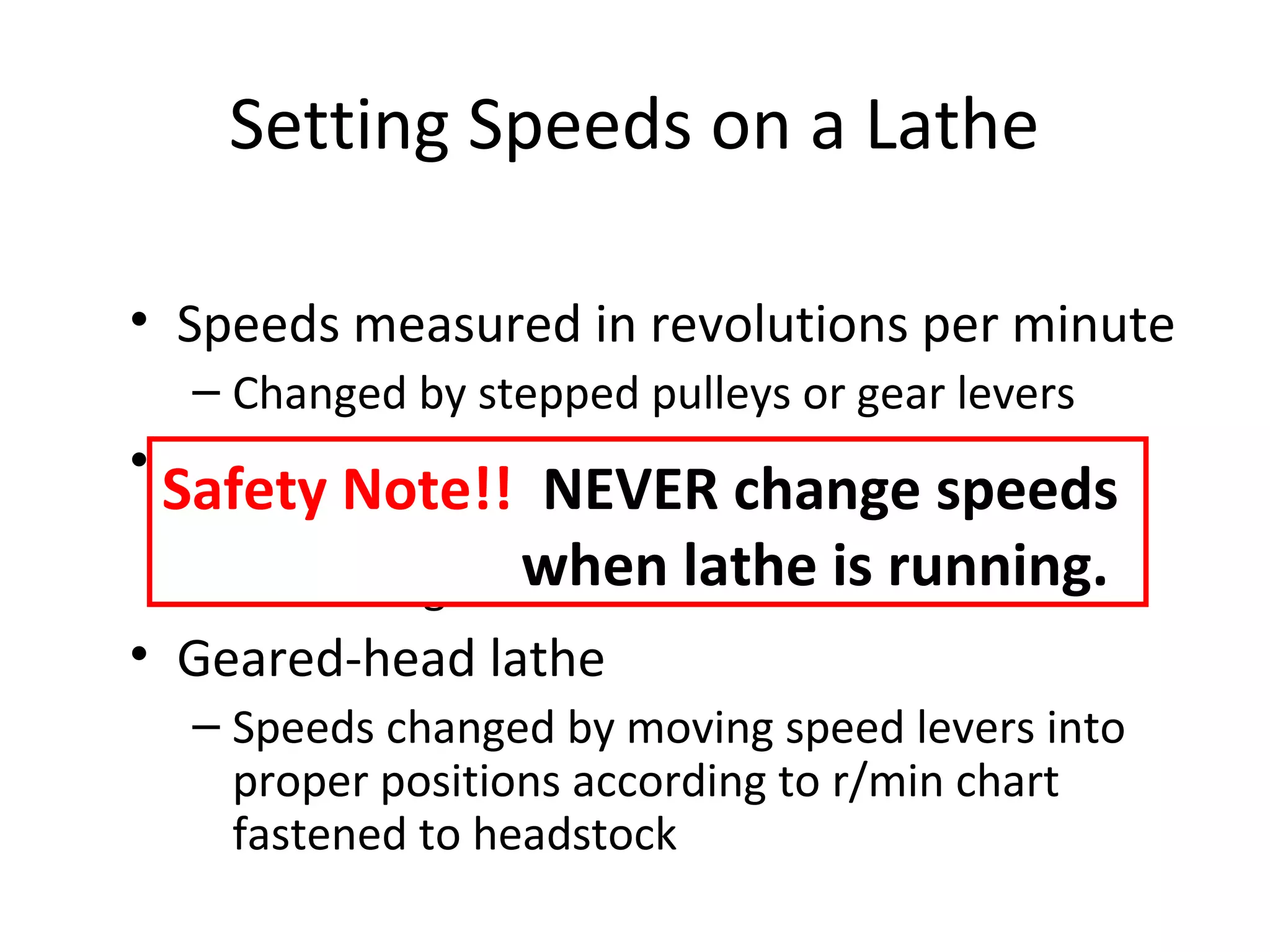 Lathe machine ppt | PPT