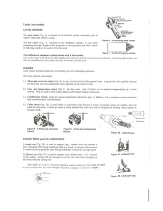 Lathe machine processes | PDF