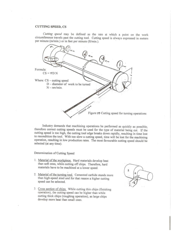 Lathe machine processes | PDF