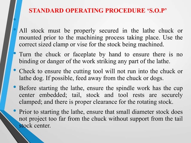 LATHE MACHINES sop.pptx