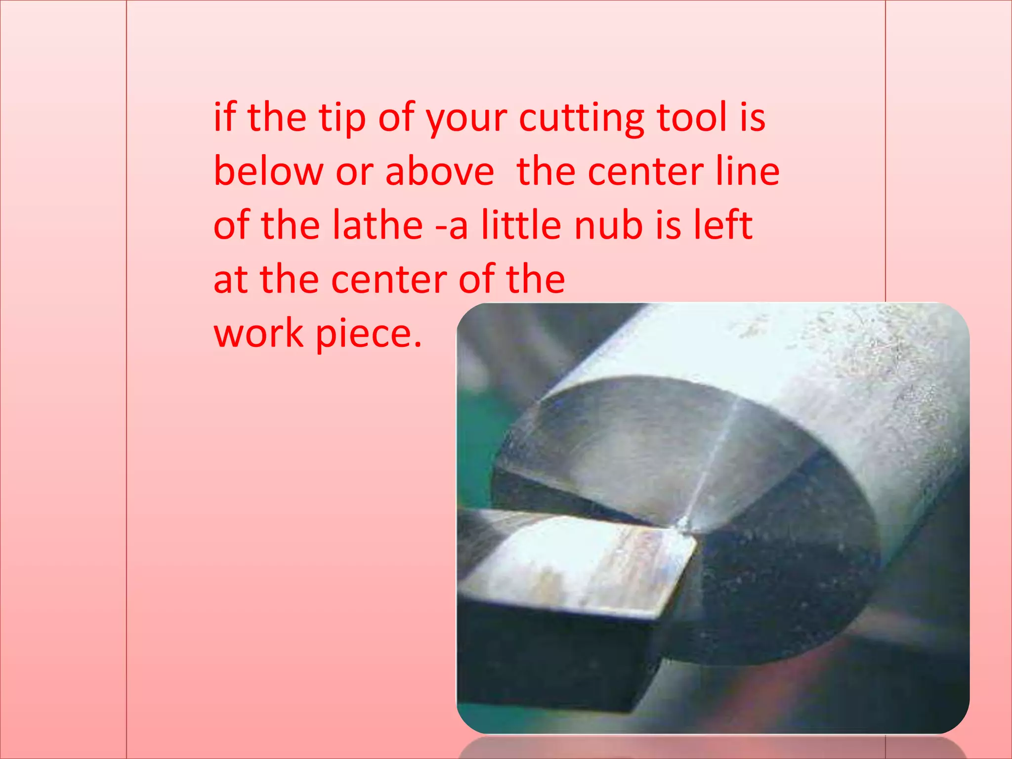 Lathe operations | PPTX
