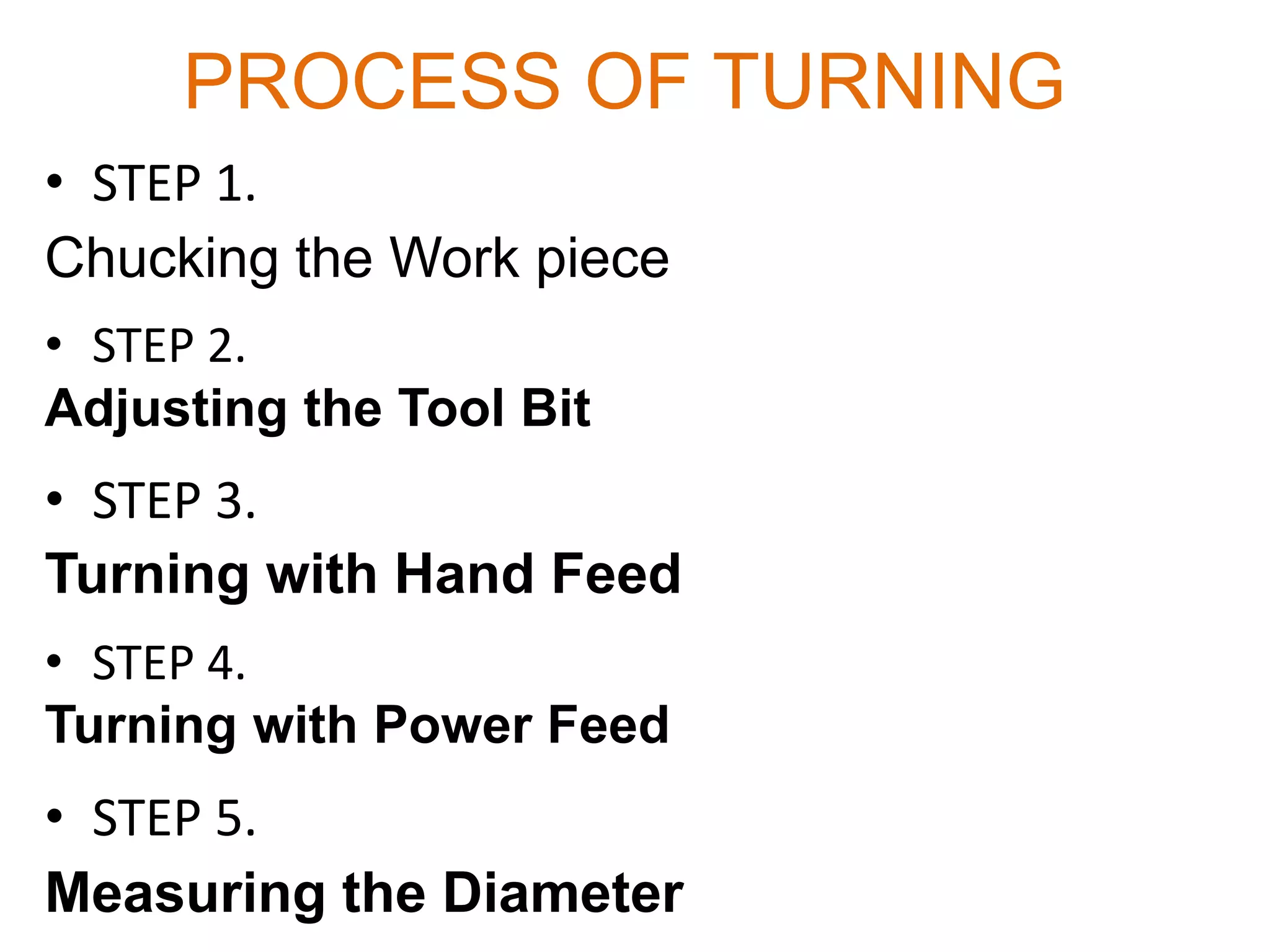Lathe operations | PPTX