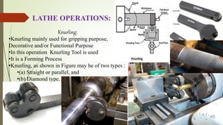 LATHE OPERATIONS PPT POLAYYA CHINTADA | PPTX | Woodworking | Arts and ...