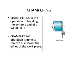 Lathe operations | PDF