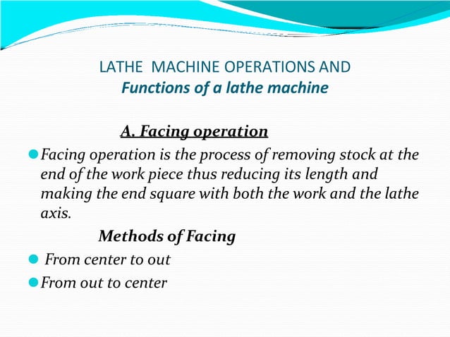 LATHE PARTS AND FUNCTIONS.pptx | Needlework | Arts and Crafts