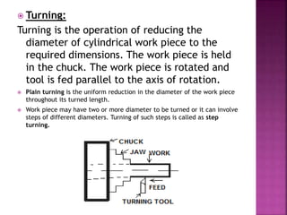 Lathe ppt | PPTX