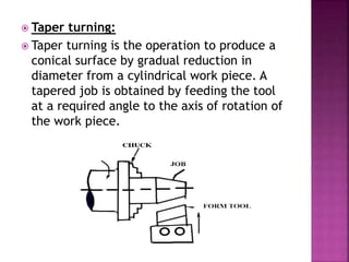 Lathe ppt | PPTX