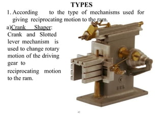 LATHE_,SHAPER_,DRILLING_MACHINE- a detailed analysis.pptx