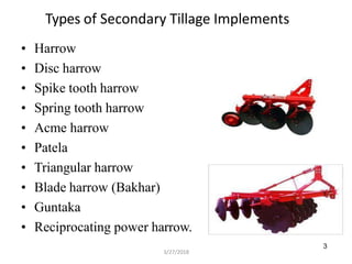 Type of plough | PPTX | Agriculture | Industries